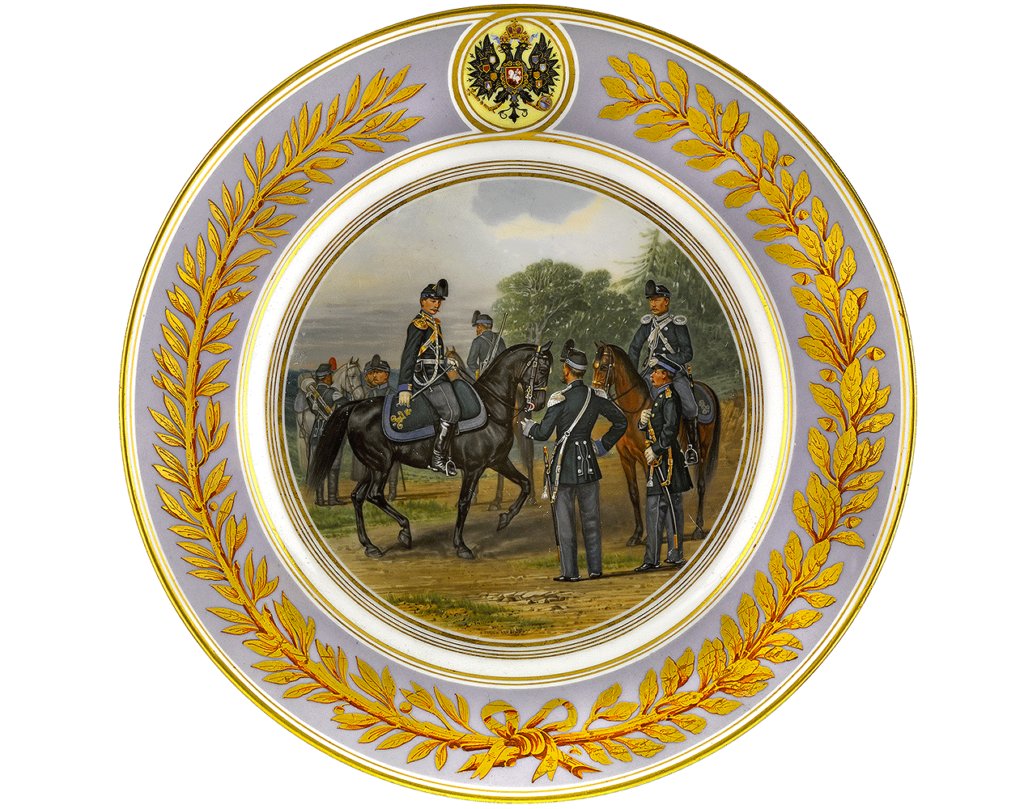 3rd & 4th Dragoon Regiments Military Plate | Ruzhnikov Art