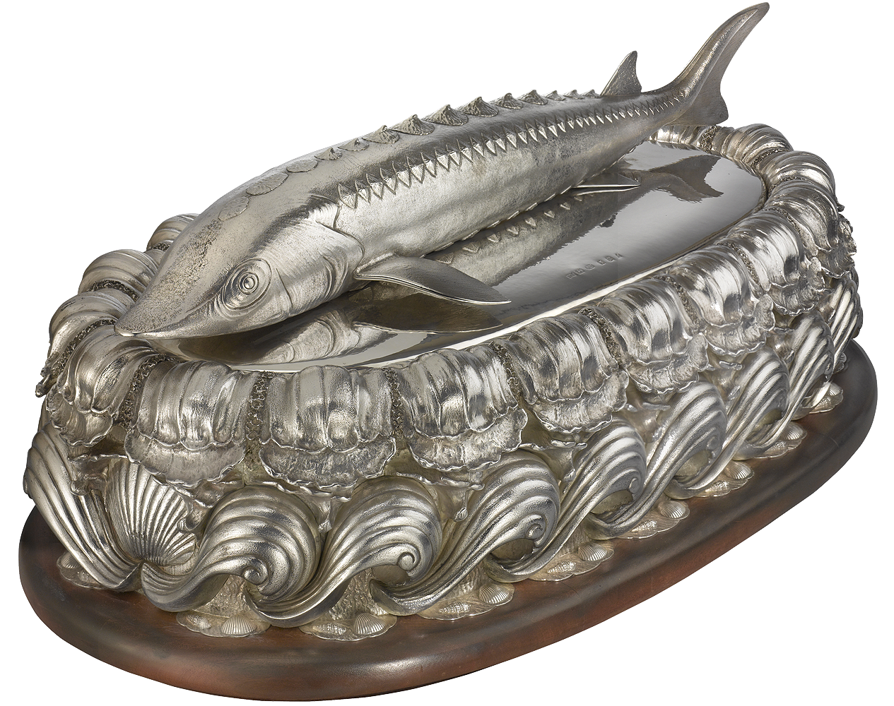 English Silver Caviar Server | Ruzhnikov Russian Art Collection