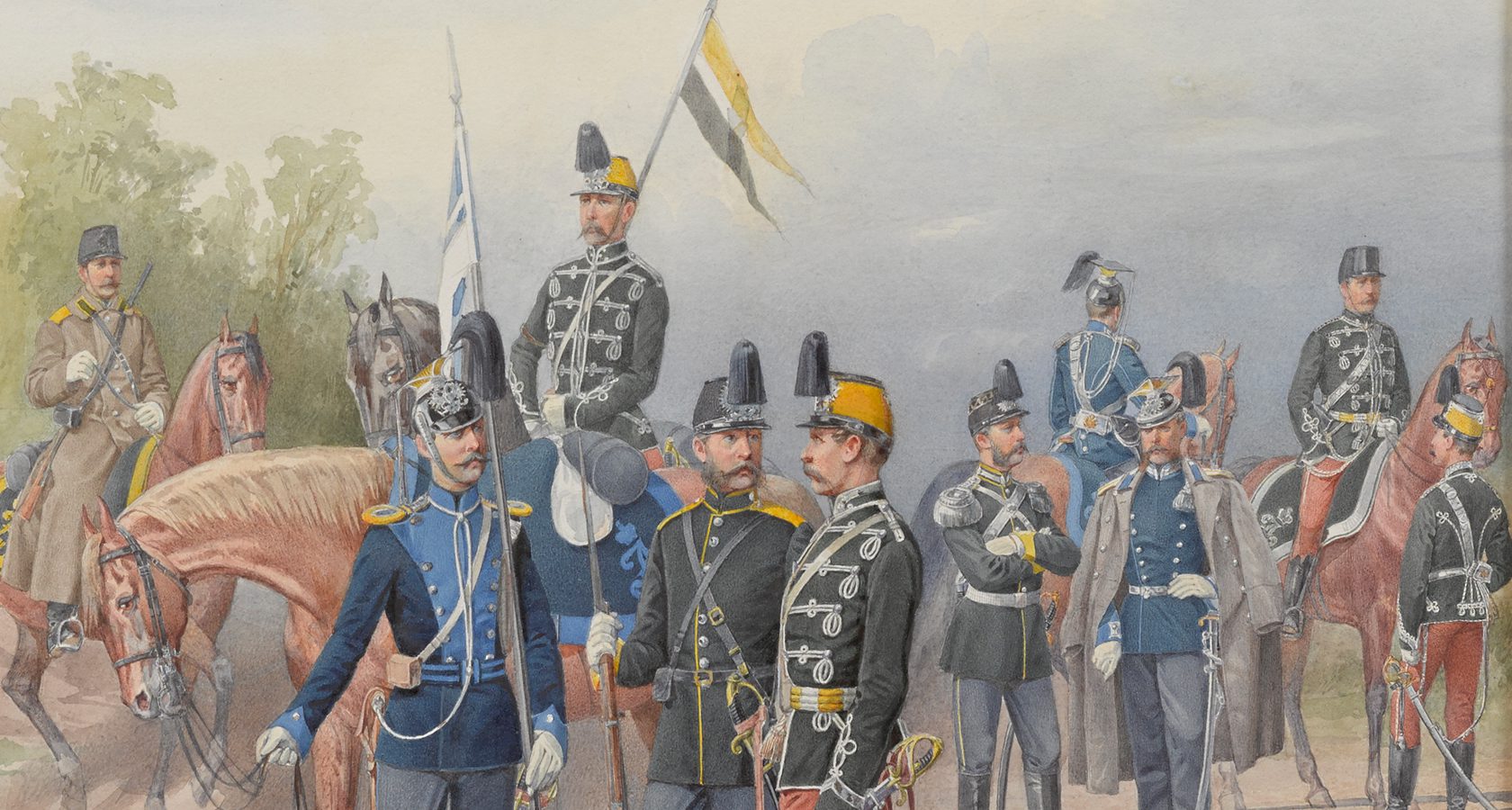 Officers and Men of the 6th Cavalry Division | Ruzhnikov Art