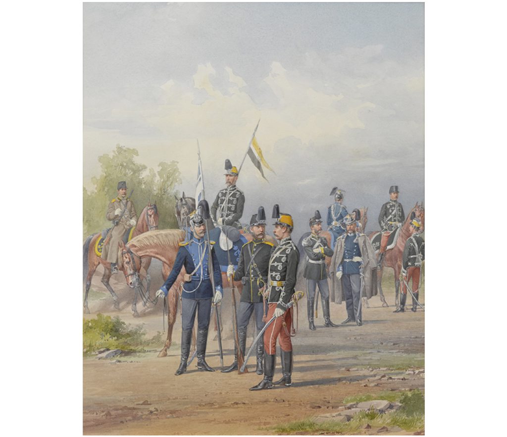 Officers and Men of the 6th Cavalry Division | Ruzhnikov Art