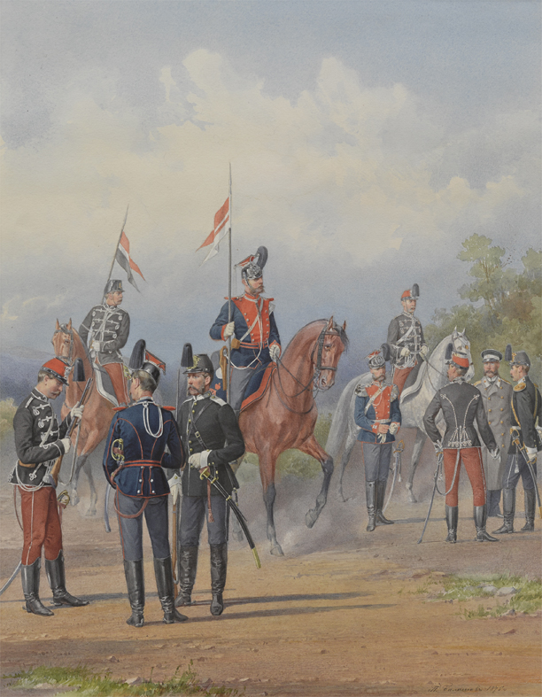 Officers and Men of the 5th Cavalry Division | Ruzhnikov Art