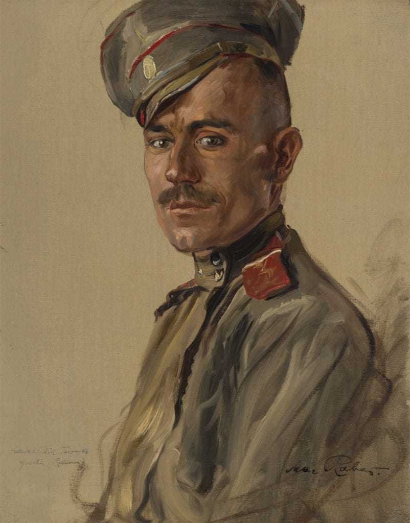 Portrait of a Russian Soldier | Ruzhnikov Russian Painting Collection