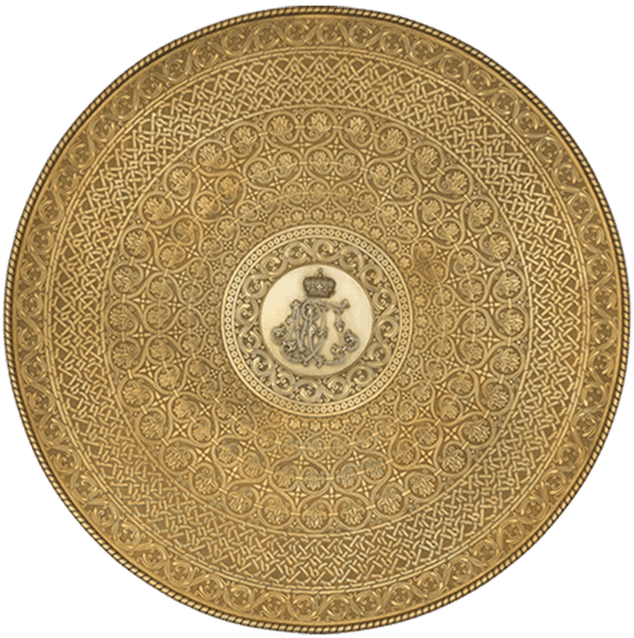 Russian Imperial Silver-Gilt Platter | Ruzhnikov Russian Art Collection
