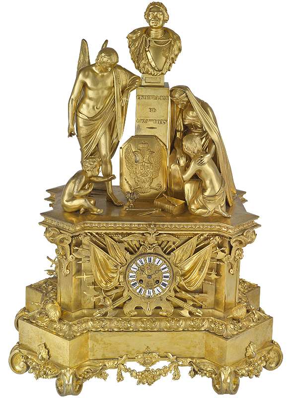Peter the Great Commemorative Mantel Clock | Ruzhnikov Art