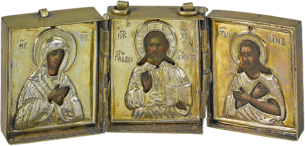 Silver Triptych of the Deesis | Ruzhnikov Russian Art Collection