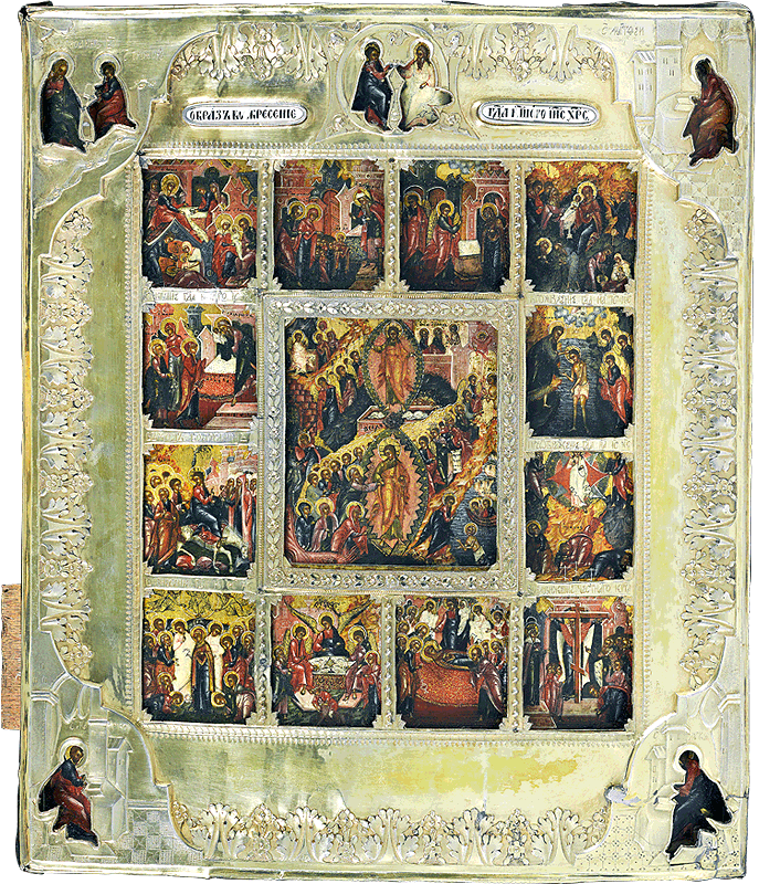 The Resurrection and Descent into Hell with Festivals | Ruzhnikov Art