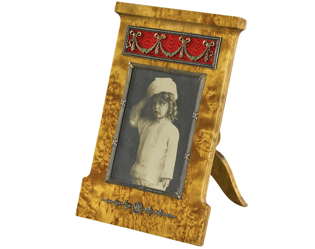 Russian Enamelled Silver-Mounted Karelian Birch Frame | Ruzhnikov ...