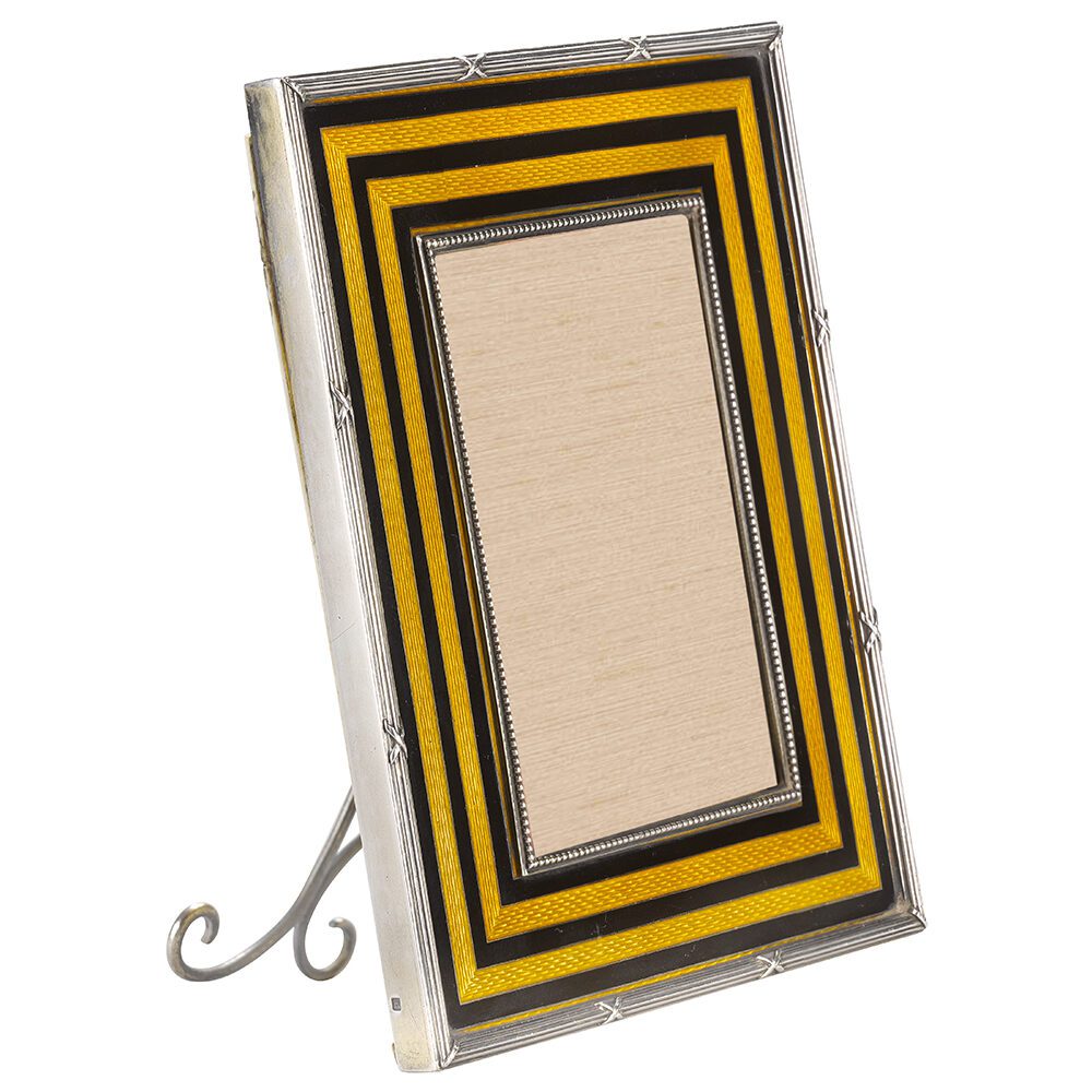 Fabergé Silver and Enamel Frame - Ruzhnikov