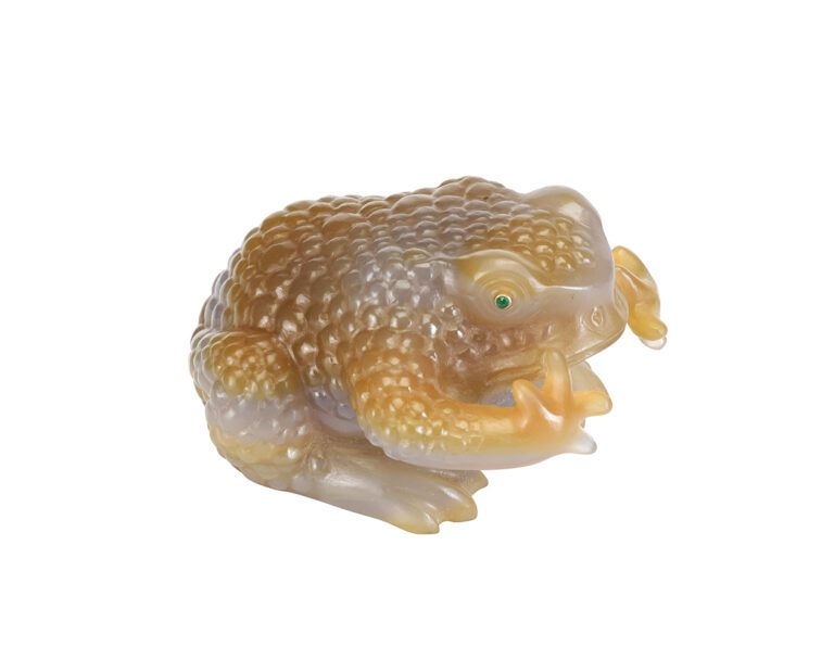 Jewelled Model of a Frog | Ruzhnikov Fabergé Collection