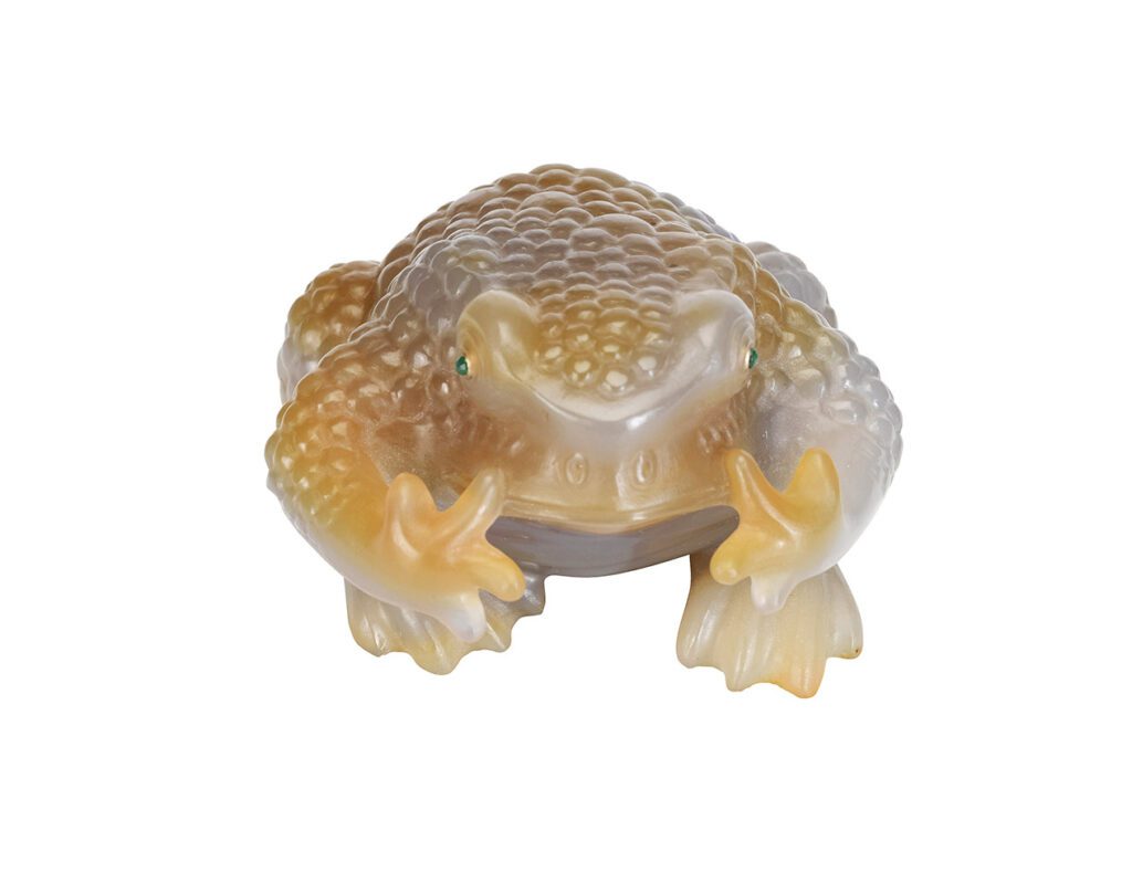 Jewelled Model of a Frog | Ruzhnikov Fabergé Collection