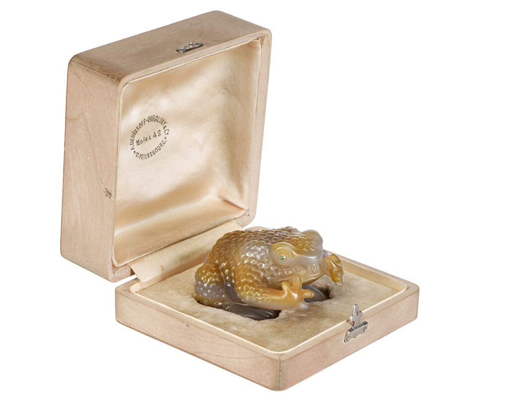 Jewelled Model of a Frog | Ruzhnikov Fabergé Collection